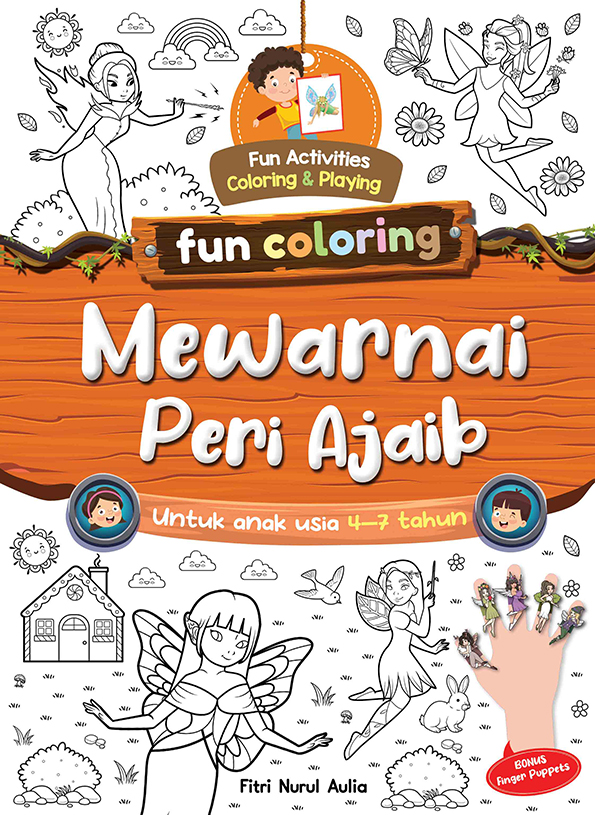 Fun Coloring Mewarnai Peri Ajaib - Cikal Aksara