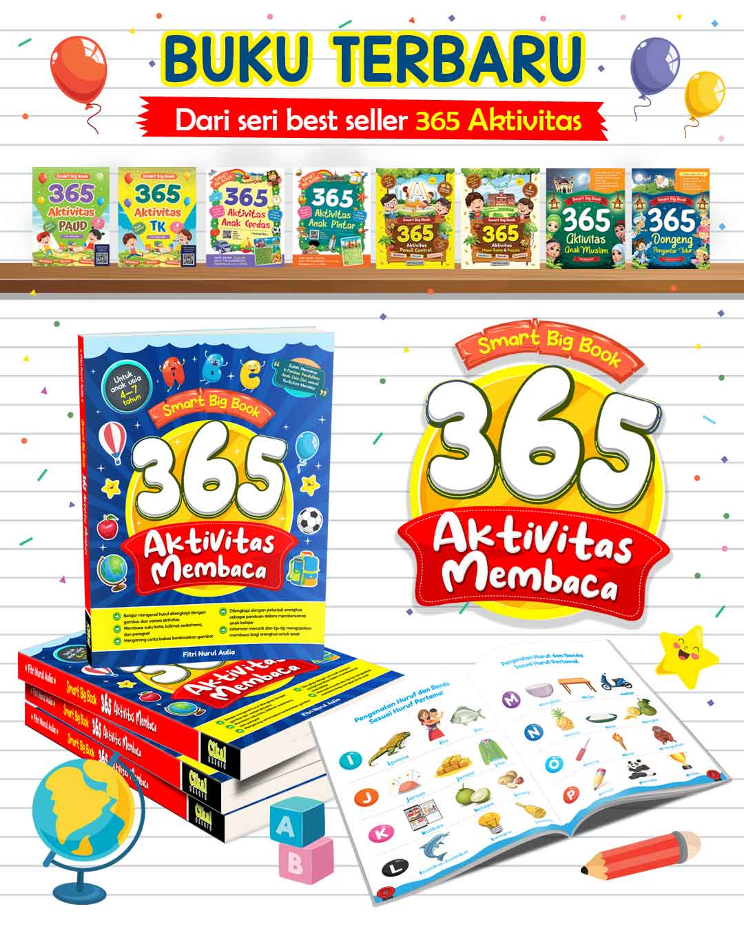 Special Offer 365 Aktivitas Membaca - Cikal Aksara