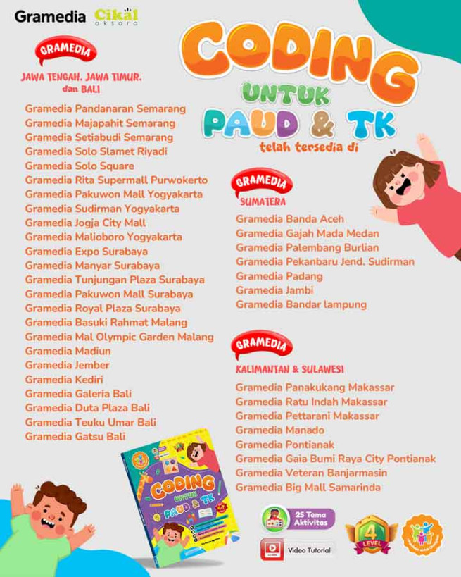 Coding untuk PAUD & TK: Belajar Logika Anak Sejak Dini Tanpa Gadget - Cikal Aksara